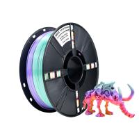 China 3D Printer Multicolor Filament,  Silk Candy Rainbow PLA+ Filament 1.75mm,1kg 3d Printing Filament for sale