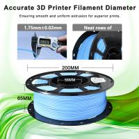 China Matte Blue PLA+ Filament 1.75mm For 3D Printer Strong Toughness 1kg 3d Printing filament for sale