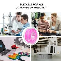 China Diameter 1.75mm 3D Printer Rose Pink PETG Filament for Packing Box Size 200*200*64mm for sale