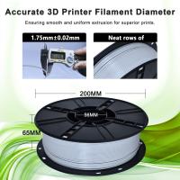 China PLA+ Filament 1kg Net Weight Light Gray 1.75mm Diameter for 3D Printer Printing for sale