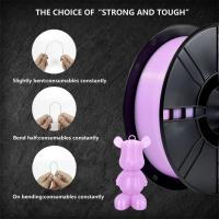 China 1kg PLA Filament For 3D Printer Transparent Violet 3d Printed Filament for sale
