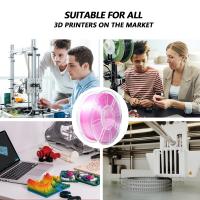 China Gross Weight 1.3kg Customization PLA+ Filament for 3D Printer 1.75mm Silk Pink for sale