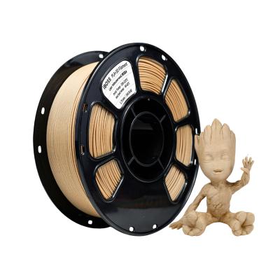 China 1kg PLA+ Filament For 3D Printer Bubble Free Yellow Pear Wood Industry for sale