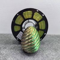 China Strong Toughness Color Change Filament  PLA Plus Four Color Blue-Green Gold Copper  1.75mm For 3D Printer +/- 0.02mm, 3D Printer Multicolor Filament, for sale