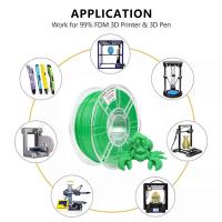 China PETG Green Filament 1.75mm FDM Forming Technology 3d Printing Filament for sale
