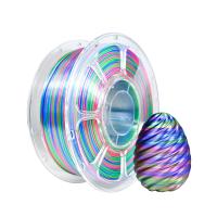 China 3D Printing Filament Multicolor Filament Spiral Colorful Red Blue Green  PLA+  Color Change Filament  1.75mm for sale