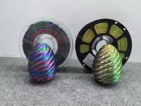 China 3D Printing Filament Multicolor Filament Spiral Colorful Red Blue Green  PLA+  Color Change Filament  1.75mm for sale