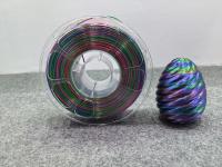 China 3D Printing Filament Multicolor Filament Spiral Colorful Red Blue Green  PLA+  Color Change Filament  1.75mm for sale