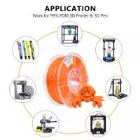 China iBOSS PETG Orange Filament 1.75mm 3D Printing Filament  1KG for sale