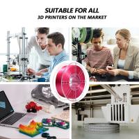 China PLA+ Filament Silk Rose Red  3D Printer Filament for Your Printing Needs for sale