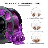 China 3D Printing Filament 1.75mm Flash Point Purple -Red PETG Filament for sale