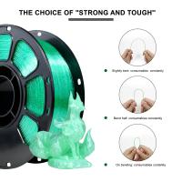 China PETG Filament Flash Point Mint Green Strong PETG 3D Printer Filament，1.75mm Dimensional Accuracy +/- 0.02mm for sale
