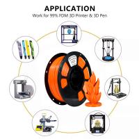 China Iboss Strong PETG 3D Printer Filament，Blood Orange 1.75mm Dimensional Accuracy +/- 0.02mm for sale