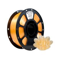 China iBOSS  PLA+ Filament 100% Bubble Free Toughness Enhanced Glitter Orange For 3D Printing for sale