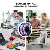 China High Quality PLA+ 3D Printer Filament Glitter Purple 1.75mm Toughness Enhanced for sale