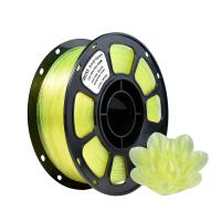 China 3d Printing Filament Glitter Yellow  PLA+ Filament Toughness Enhanced 1.75mm 3D Printer for sale