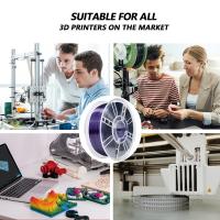 China 3D Printer Filament PLA Pro Toughness Enhanced Silk Dual Color Purple Black Filament for sale