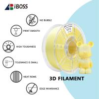 China iBOSS High Speed PLA+ Filament 1000g Gradirnt Yellow White Dual Color Fialment 3d Printing Filament for sale