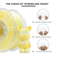 China iBOSS High Speed PLA+ Filament 1000g Gradirnt Yellow White Dual Color Fialment 3d Printing Filament for sale