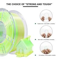 China iBOSS High Toughness 3D Printing Filament Yellow Green White  PLA+ 1kg Filament 3d Printed for sale