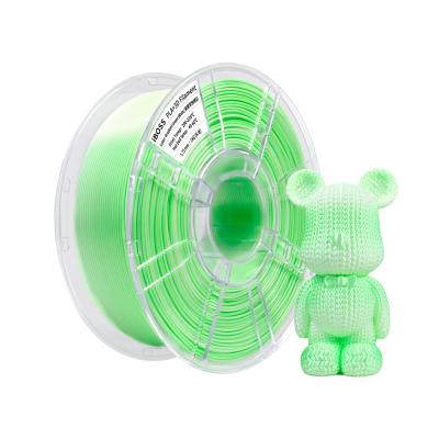 China iBOSS 1.75mm PLA+ Gradient Green White Filament 1000g 3D Printing Filament  No Clogging for sale