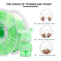 China iBOSS 1.75mm PLA+ Gradient Green White Filament 1000g 3D Printing Filament  No Clogging for sale