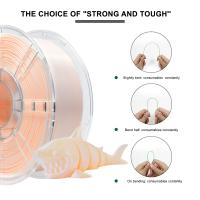 China iBOSS PLA+ Filament Gradient Orange White 1kg 3d Printing Filament for sale