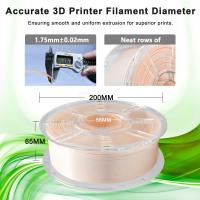 China iBOSS PLA+ Filament Gradient Orange White 1kg 3d Printing Filament for sale
