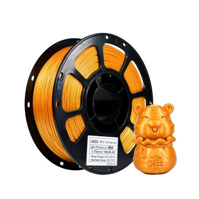 China Strong PETG  Gold 3D Printer Filament 1.75mm Dimensional Accuracy +/- 0.02mm for sale