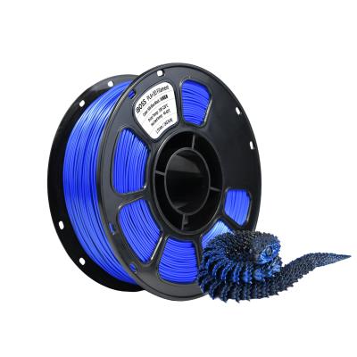 China 3D Printer Filament Silk Dual Color Blue Black PLA+ 1.75mm Toughness Enhanced Filament for sale