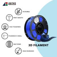 China 3D Printer Filament Silk Dual Color Blue Black PLA+ 1.75mm Toughness Enhanced Filament for sale