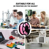 China IBOSS PLA+ High Quality Dual Color  Silk Babi Pink 1.75mm Toughness Enhanced 3D Printer Filament for sale