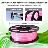 China IBOSS PLA+ High Quality Dual Color  Silk Babi Pink 1.75mm Toughness Enhanced 3D Printer Filament for sale