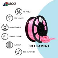 China IBOSS PLA+ High Quality Dual Color  Silk Babi Pink 1.75mm Toughness Enhanced 3D Printer Filament for sale