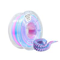 China 3D Printer Filament Silk Tri-color Rose Red Blue White 1000g Dimensional Accuracy +/- 0.02mm for sale