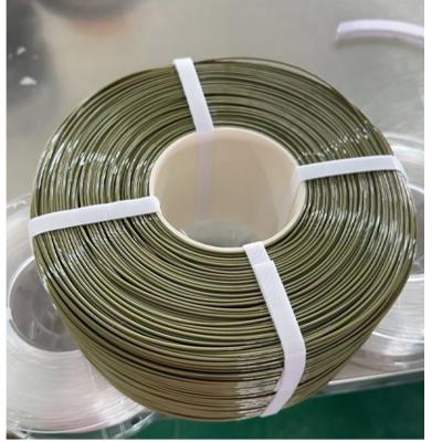 China 3D Printed 3000g PETG Khaki Green 3D Printing Filament 1.75mm  PETG Filament for sale