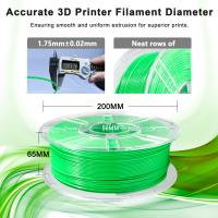 China PETG 3D Printer Filament Grass Green  1.75mm Toughness Enhanced 3D Printed for sale
