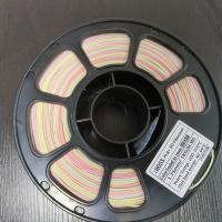 China PLA High Toughness 3D Printing Filament 1KG Rainbow Frosted Ice Cream PLA+ Filament for sale
