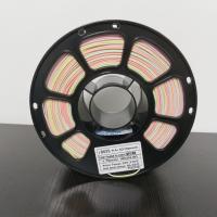 China PLA High Toughness 3D Printing Filament 1KG Rainbow Frosted Ice Cream PLA+ Filament for sale