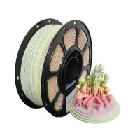 China PLA High Toughness 3D Printing Filament 1KG Rainbow Frosted Ice Cream PLA+ Filament for sale