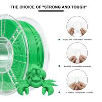 China PETG Filament 1.75mm Green 1000g 3D Printing Filament  Strong Impact Resistance for sale