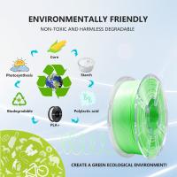 China 1.75mm Gradient Green White  Filament PLA+ Printing 3D Printer Filament For Bambu Lab Printers for sale