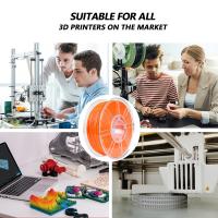 China 1.75mm PETG Filament Orange 3D Printing Filament Toughness Enhanced 3D Printer 1KG for sale