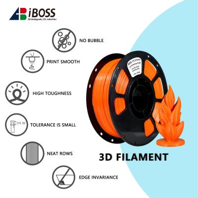 China iBOSS 3D Printer Filament 1.75MM Color Blood Orange PETG Filament for sale