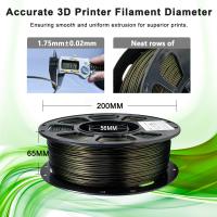 China 3D Printer Filament Change Star Gold PLA+ Filament 1.75mm Dimensional Accuracy +/- 0.02mm for sale