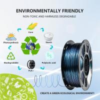 China PLA+Change Filament Galaxy Titanium Alloy 1000g 3D Printer Filament Smooth Printing Surface for sale