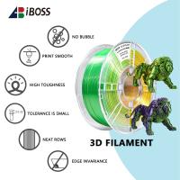 China 3d Printing Filament PLA+ Gold Green Purple Tri- Color 3D Printer 1.75mm PLA+Filament for sale