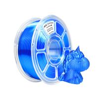 China High Rigidity 3D Printing Filament 1.75mm Silk Blue  3D Printer 1000g Spool for sale