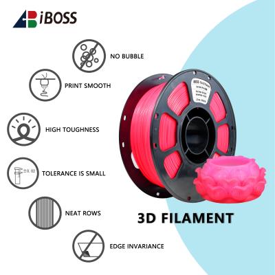 China 3D Printer 1kg Temperature Color Change Filament Red To Pink  1.75mm PLA+ Filament for sale