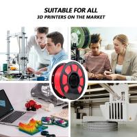 China Strong Resilience Temperature Color Change Red To White 3D Printing Filament  PLA +1.75mm for sale